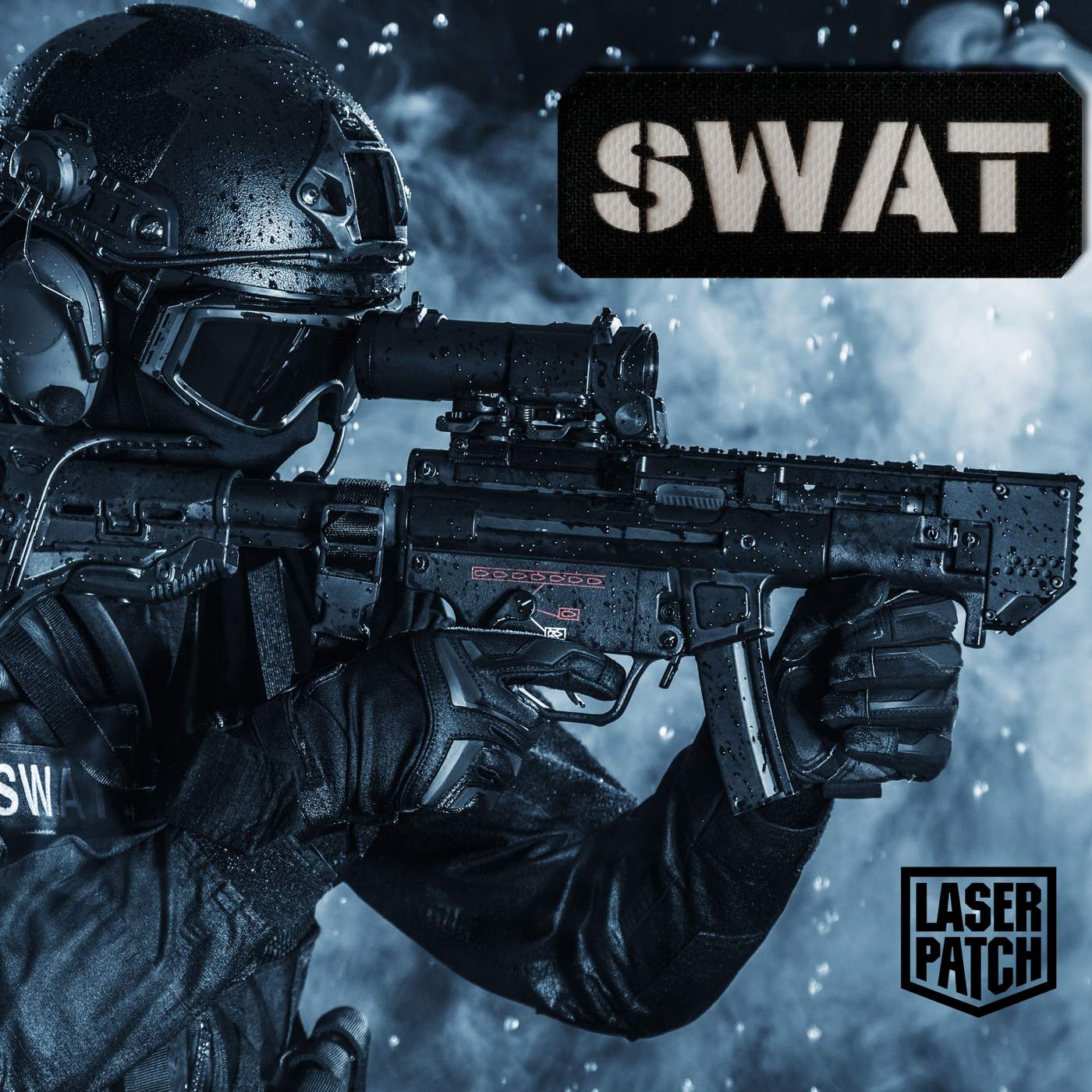 SWAT - Special Weapons And Tactics – Laser Cut Patch with Velcro