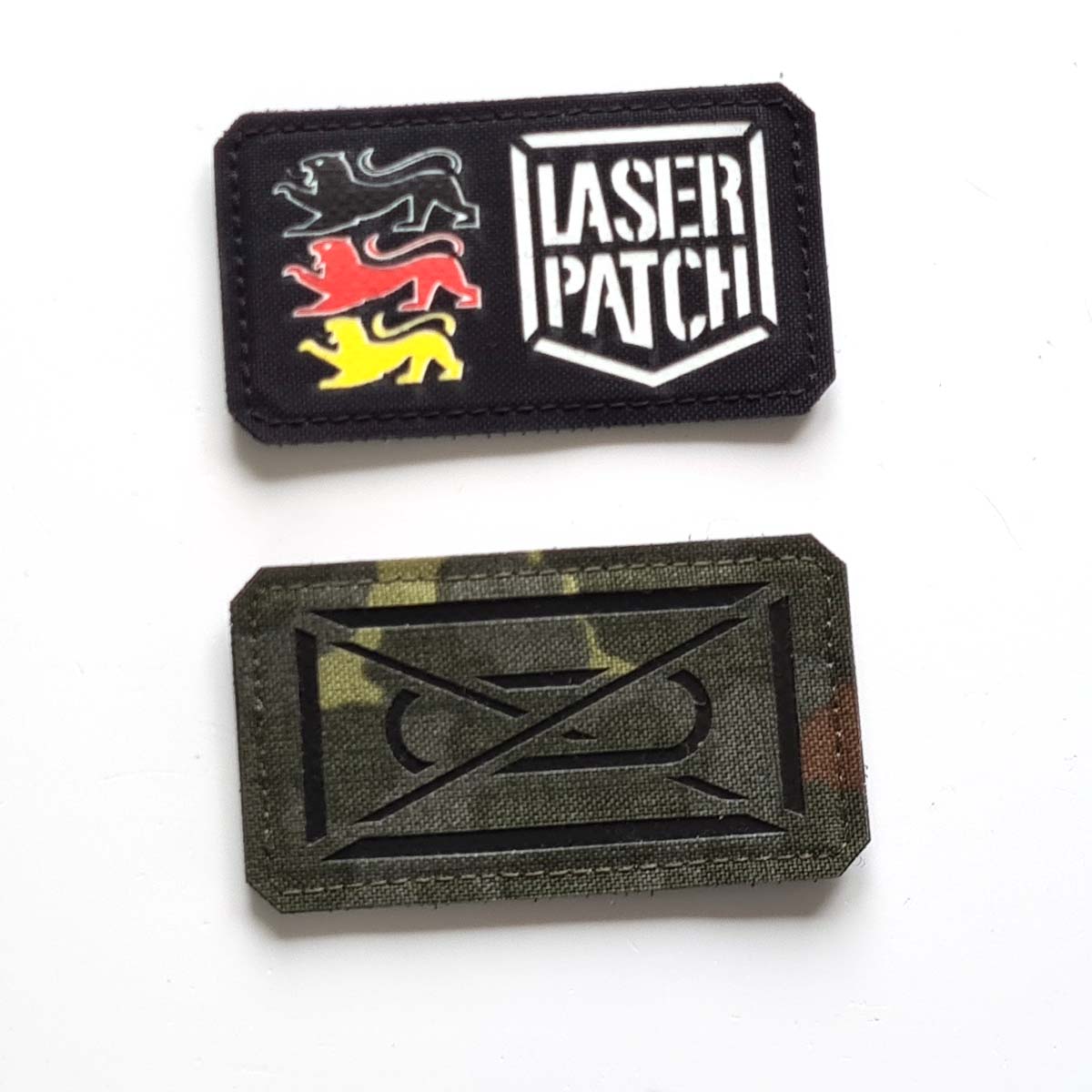 Deutschland Bundeswehr - Taktische Zeichen Lasercut mit Patch mit Kle