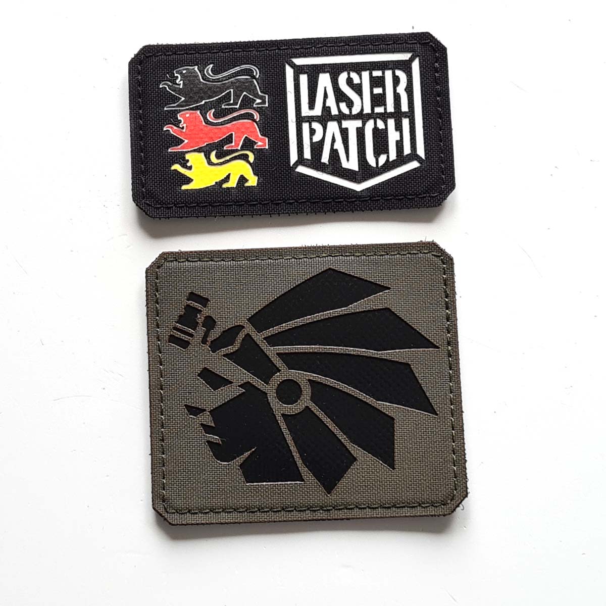 US Army - Lasercut mit Patch mit Klett