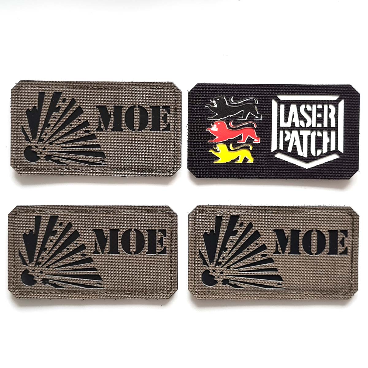 MOE Munitions Explosive Spezialist Taktischer - Lasercut mit Patch mi